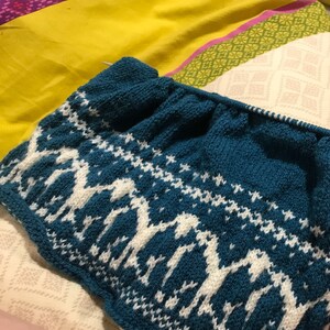 Puffin Hat PDF Knitting Pattern, Fair Isle Hat Easy Knit Pattern - Etsy UK