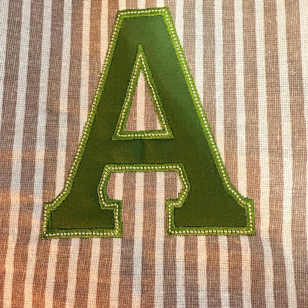 Classic Block Applique Embroidery Font- Instant Download - Etsy