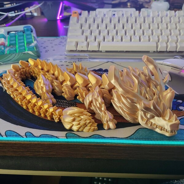 Articulated Dragon 006 Stl File For 3d Printing Stl File 3d Print