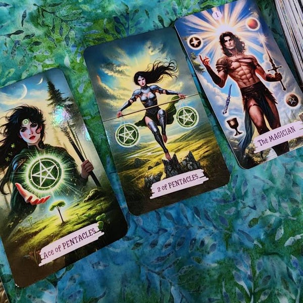 Whisper of Wolves Tarot Deck | Mystical Moonlight Fantasy Cards - Etsy