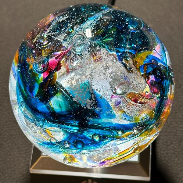 Display Base, Pet Memorial Orb Light, Crystals, Rotating Display Stand ...