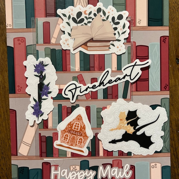 Open Magical Books Waterproof Sticker | Bookish Kindle and Water Bottle ...