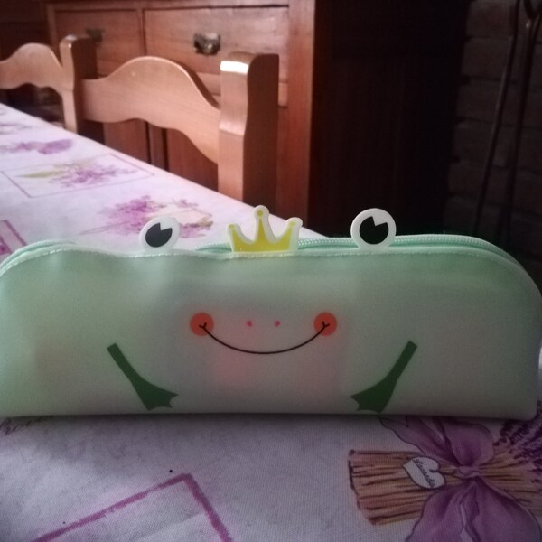 Back to School Cute Frog Shaped Stationery Pencil Case - Back to School ...