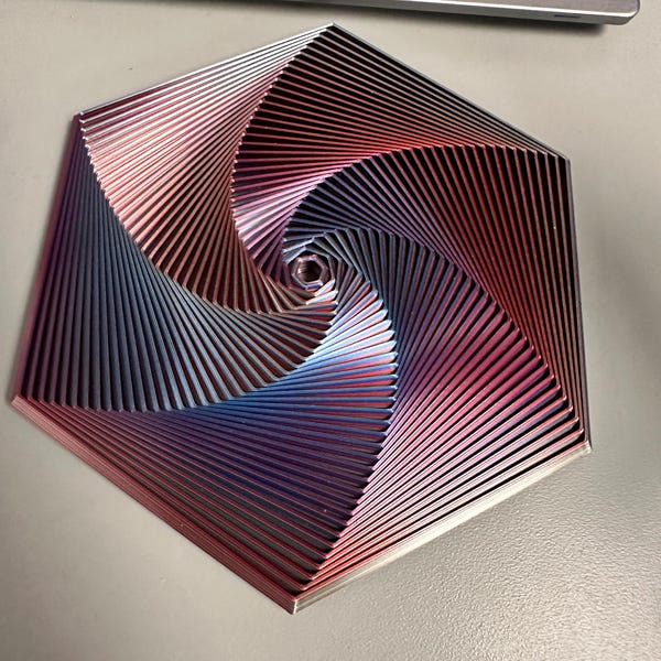 Icosahedron 3D Printed Model 20 Sided Polyhedron 4 Inch - Etsy