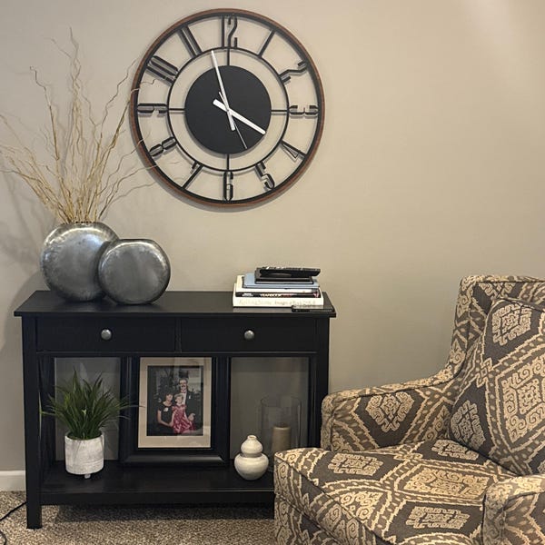 World Map Metal Wall Clock, Earth Wall Clock, Geographic Compass Clock ...