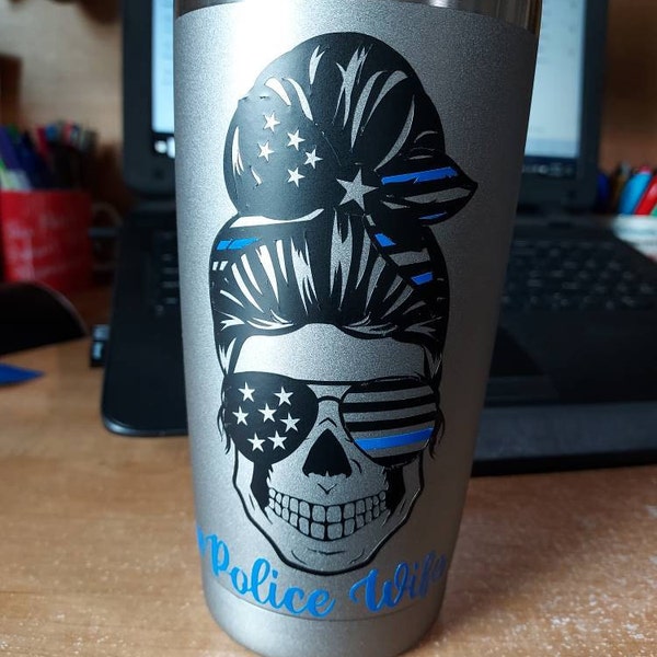 Police Life Svg. Police Mom Svg. Police Svg. Police Life Png. Messy Bun ...