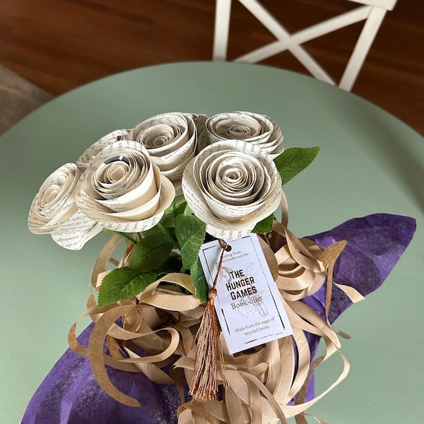 Book Page Flower Bouquet | Long-stemmed Proses for Readers, Writers ...