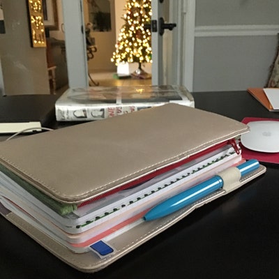 Custom Size Traveler's Notebook Wallet Insert Felt Zip up Wallet Card ...