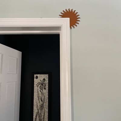 Rose Gold Moon Door Topper, Moon Phases Decor, Moon Boho Decor ...