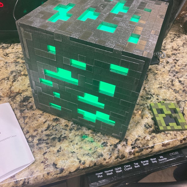 THE ORIGINAL Minecraft "inspired" Ore Lamp, Nightlight, LED, Gamer Lamp ...