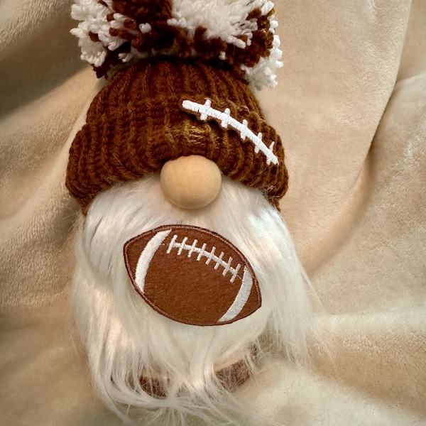 Football Gnome, Sports Gnome, Knitted Gnome, Game Gnome, Father’s Day ...
