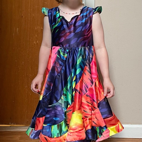 Peppermint Swirl Dress PDF Pattern 6m 10y - Etsy Canada