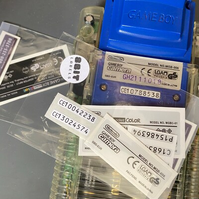 Label: Gameboy Advance / GBA Alternative Colors replacement Label - Etsy