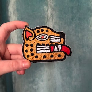Best Selling, Mayan Patch, Mexican Balam Totem, Symbol, Jungle Cat ...