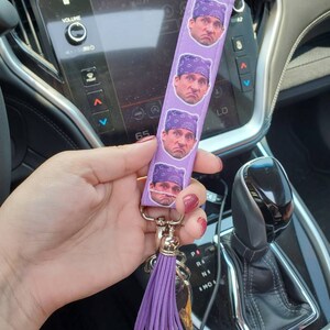Prison Mike Keychain Wristlet Michael Scott Office Gifts for Best ...