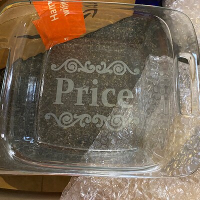 Personalized Engraved Baking Dish Custom Wedding Gift - Etsy