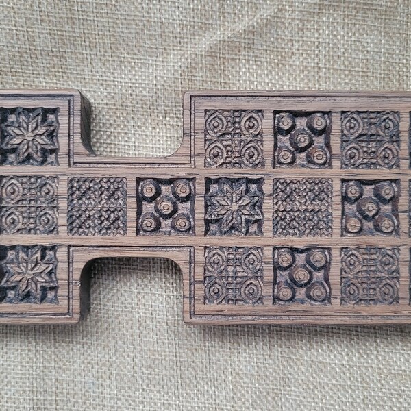 Royal Game of UR From 2000 BC Made With Solid Oak Wood and Has a ...