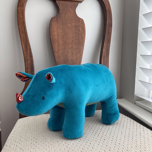 Rhino Sewing Pattern in 3 Sizes With Tutorial. - Etsy