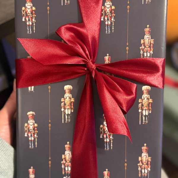 Nutcracker Wrapping Paper Holiday Gift Wrap Nutcracker Gift Wrap ...