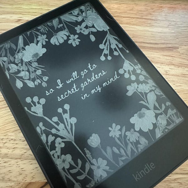 Kindle Lock Screen Secret Gardens in My Mind FULL SCREEN No Borders ...