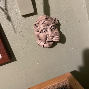 Satyr Pan Head Wall Hanging Pagan Celtic Mythology Demon Devil Creature ...