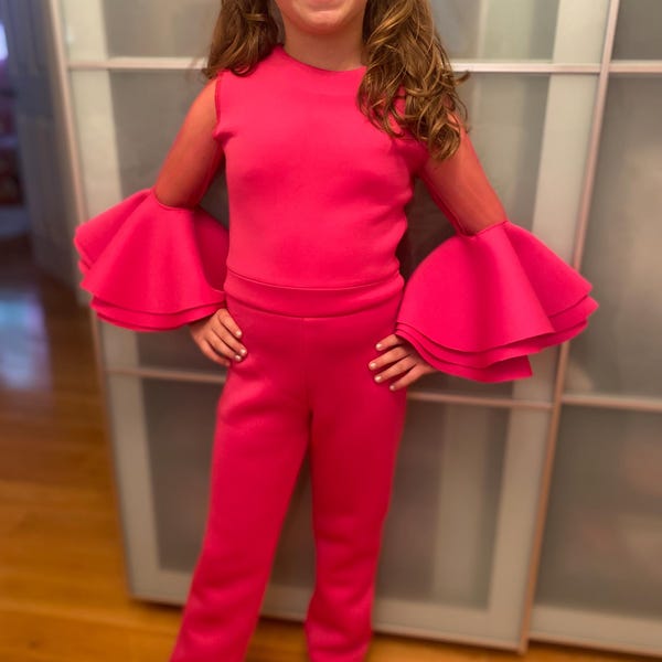 Red White Blue Patriotic Outfit Pageant Girls Unique Sequins Patriotic ...