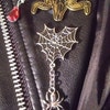 SPIDERWEB ENAMEL PIN, Spider Pin, Web Pin, Spider Web Pin, Horror Pin ...