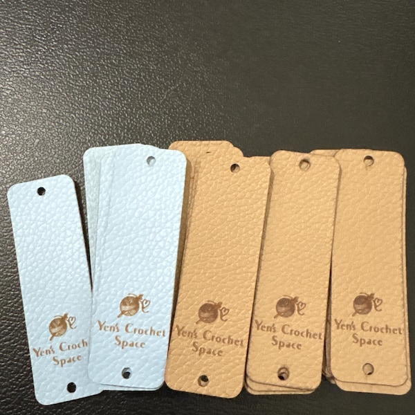 Personalized Tags for Knitting Items, Handmade Tags,crocheted Tags With ...