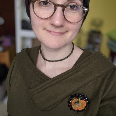 Unisex Bronze Circle Pendant, Modern Goth Minimalist Jewelry, Modern ...