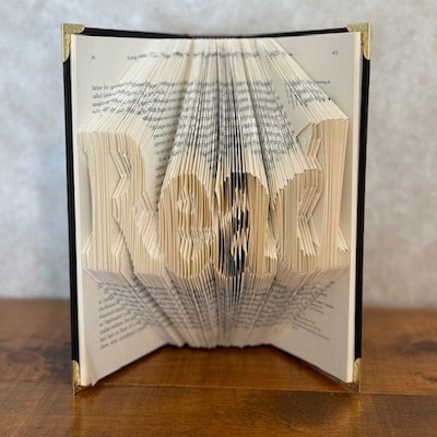 READ Book Folding Pattern 195 Folds 390 Numbered Pages. PDF Digital ...