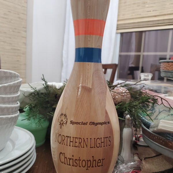 Regulation Bowling Pin Custom Made - Etsy