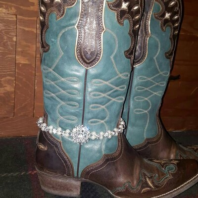 Rose Gold Boot Bracelet for Cowboy Boots Western Cowgirl Bling Jewelry ...