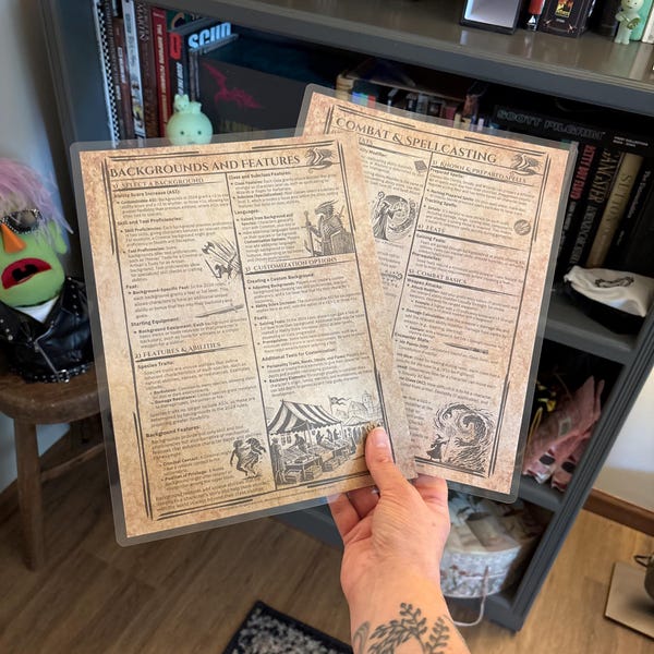 DND 5e Class Codex: Complete Cheat Sheet Collection (PDF Bundle) - Etsy