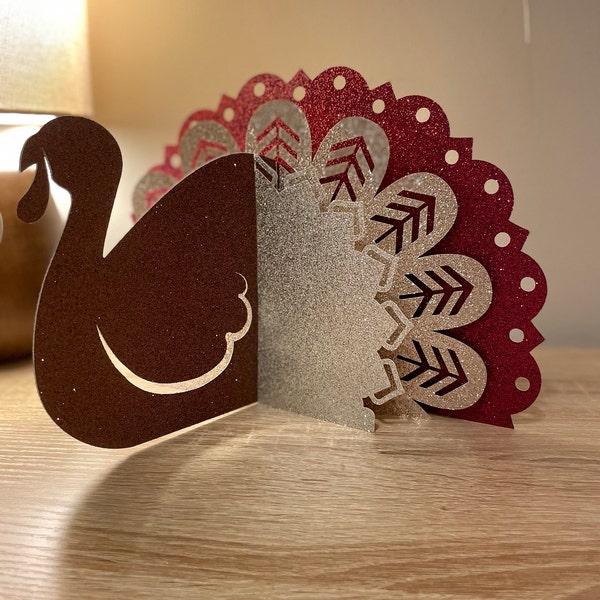 3D Turkey Centerpiece, Thanksgiving Turkey Centerpiece Table Decor ...