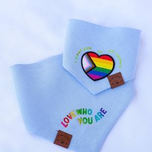 Pride Flag Rainbow LGBTQIA Embroidered Iron on Heart Patch - Etsy