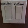 Custom Light Switch Labels // Light Switch Stickers // Light Plate ...