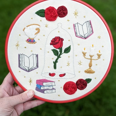 PDF Rustic Embroidery Pattern for Beginners Beady and Bright - Etsy UK