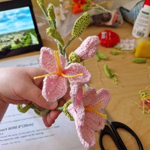 Crochet Polka Dot Begonia Plant Pattern Photo Tutorial Crochet Plant ...