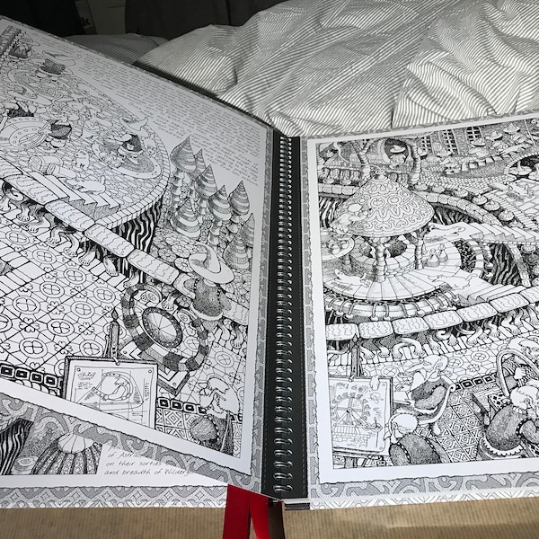 Watergorn GIANT 27x 40 Wildergorn Colour-in Poster by Jamie Courtier - Etsy