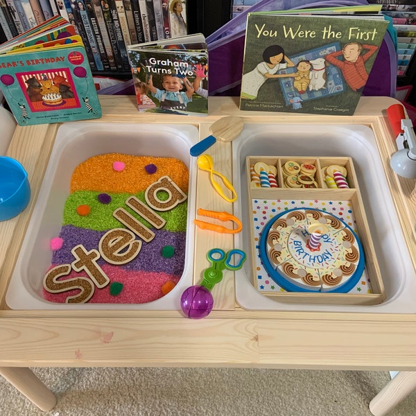 Alphabet Sensory Letter Trays - Etsy
