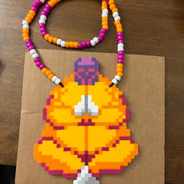 Mr. Wobble & Dark Wobble Beaded Necklaces - Etsy