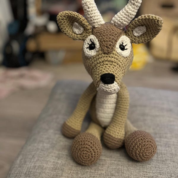 Crochet Deer PATTERN Amigurumi Deer Pattern Pdf Tutorial - Manuela the ...