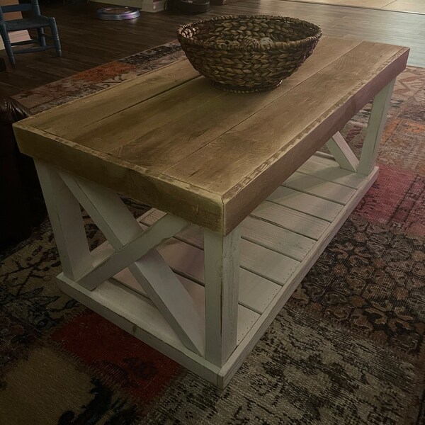 Combo X Leg Coffee Table - Etsy