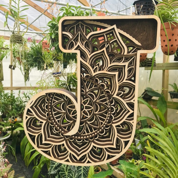 The Mandala Letter - Etsy