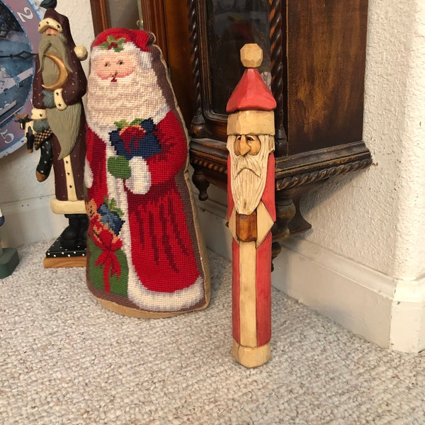 Santa, Woodland Colors - Etsy