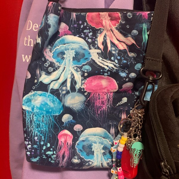 Quirky Space Chicken Sling Bag – Handmade Crossbody Backpack With Fun ...