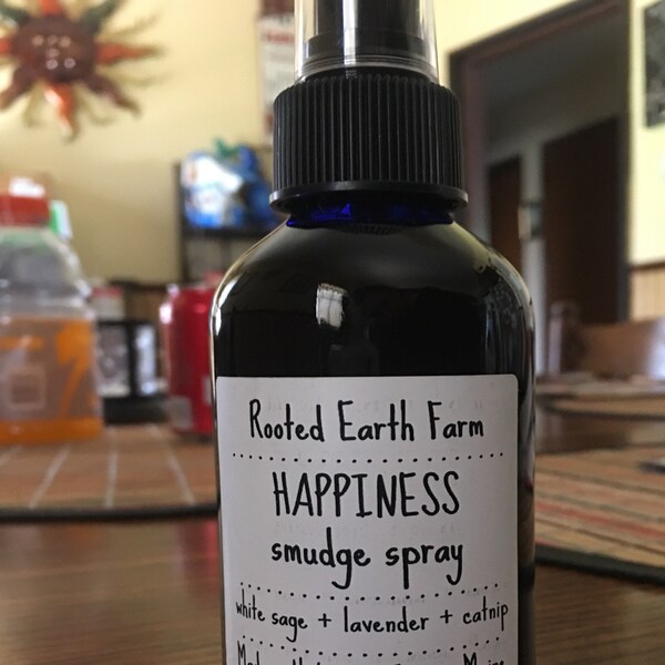 Crystal Infused Smudge Spray, Happiness Spray, Lavender Spray, Sage ...
