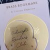 Midnight Readers Club Moon Brass Bookmark - Crescent Moon Bookmark ...