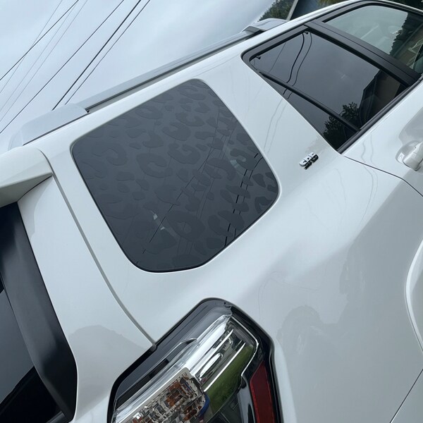 Fits 2010-2024 Toyota 4RUNNER Rear Side Window Leopard Cheetah Print ...