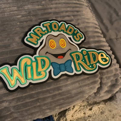 Mr. Toads Wild Ride Sign - Etsy